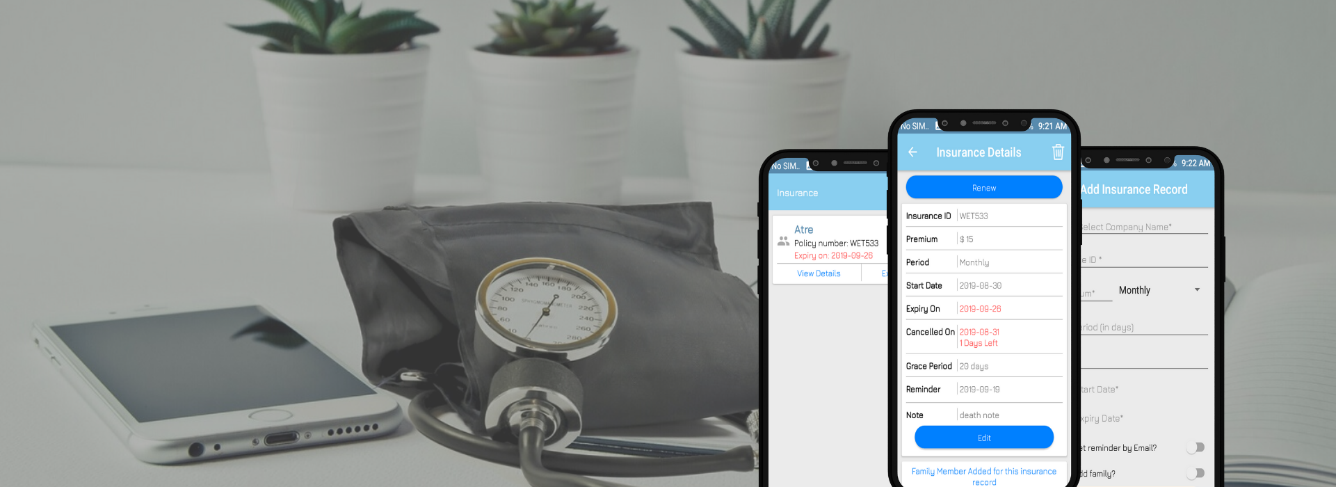 Medical Insurance Records – Atre Apps